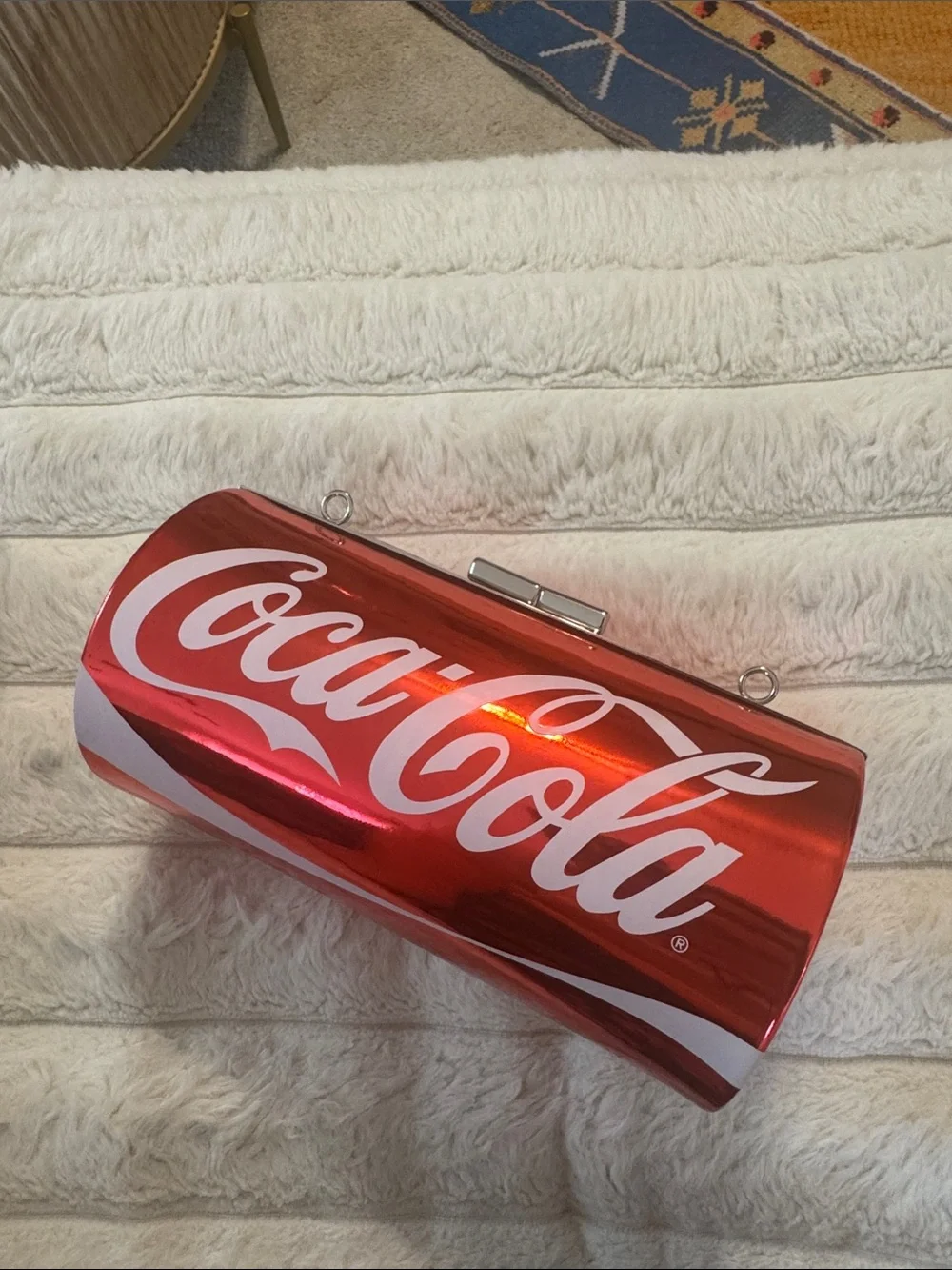 Coca Cola | Bags | Licensed Coca Cola Red Metallic Crossbody Bag With ...